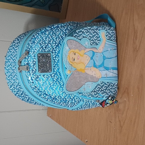 Loungefly | Bags | Disney Loungefly Light Up Blue Fairy Backpack | Poshmark